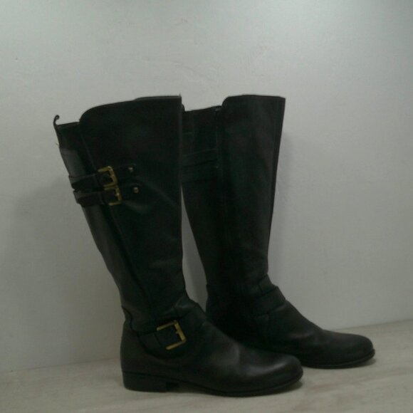 Naturalizer | Shoes | Naturalizer Tall Leather Jessie Wide Calf Riding ...